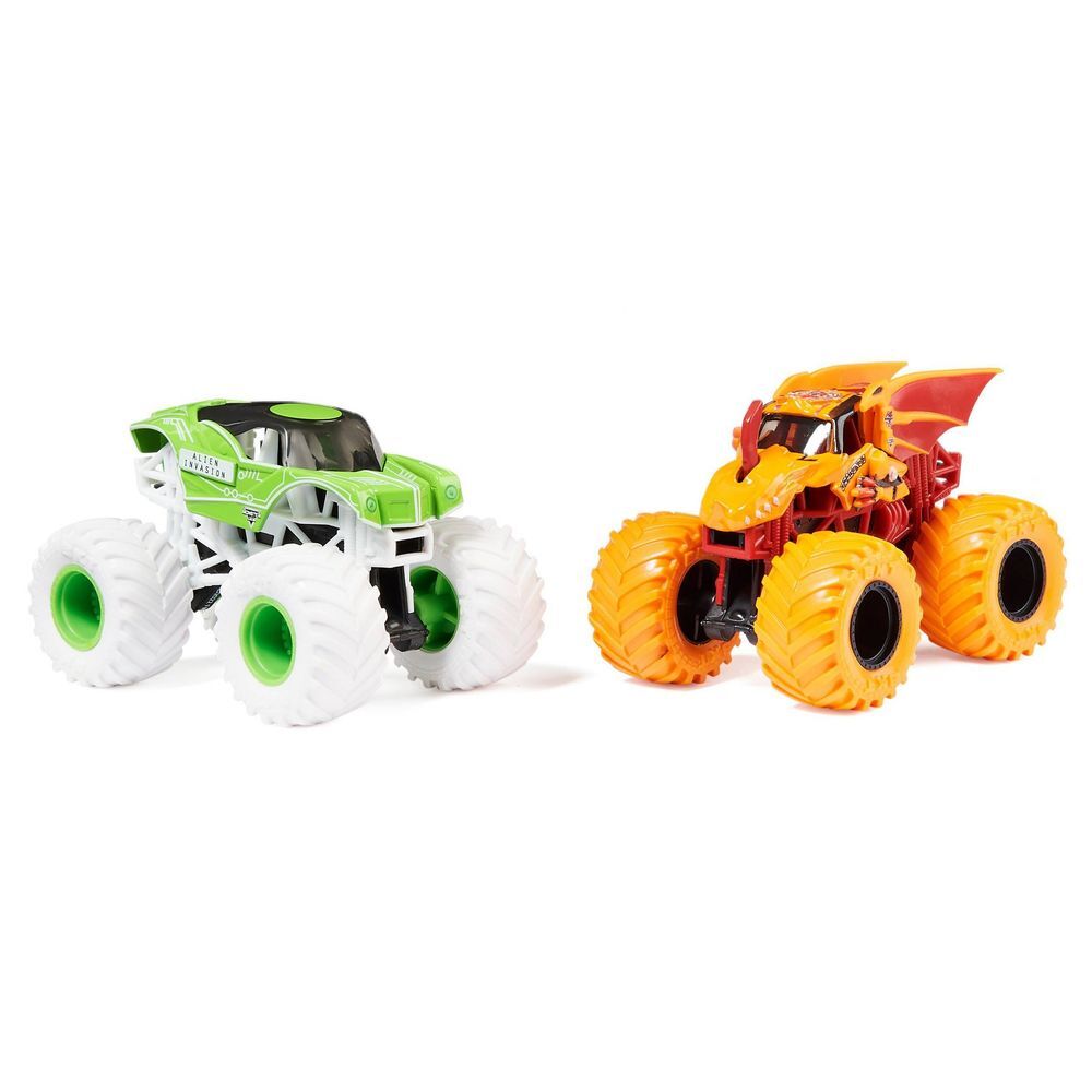 Monster Jam Alien Invasion vs Dragonoid 2 Pack 1:64
