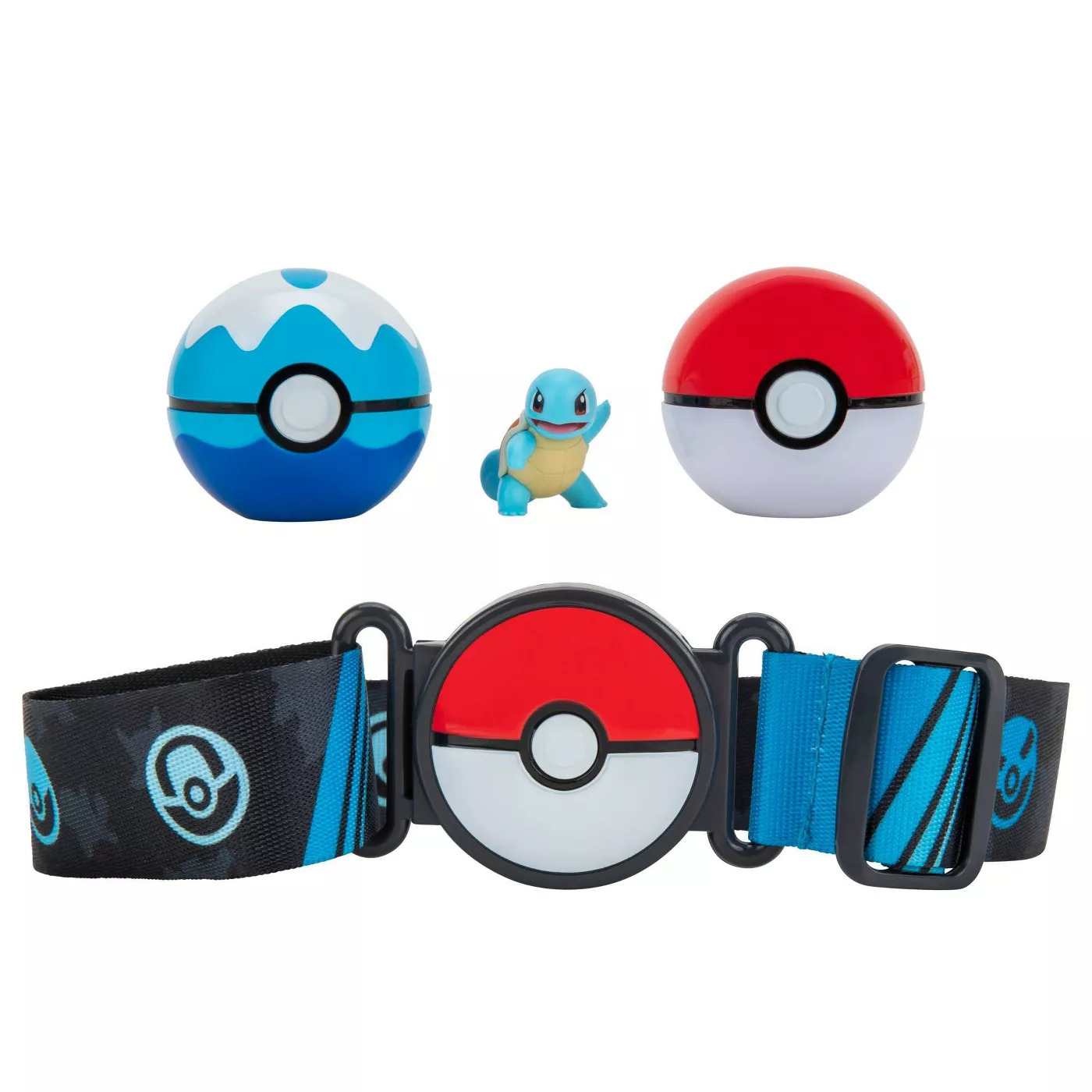 Pokemon Clip N Go Poke Ball Belt Set Squirtle