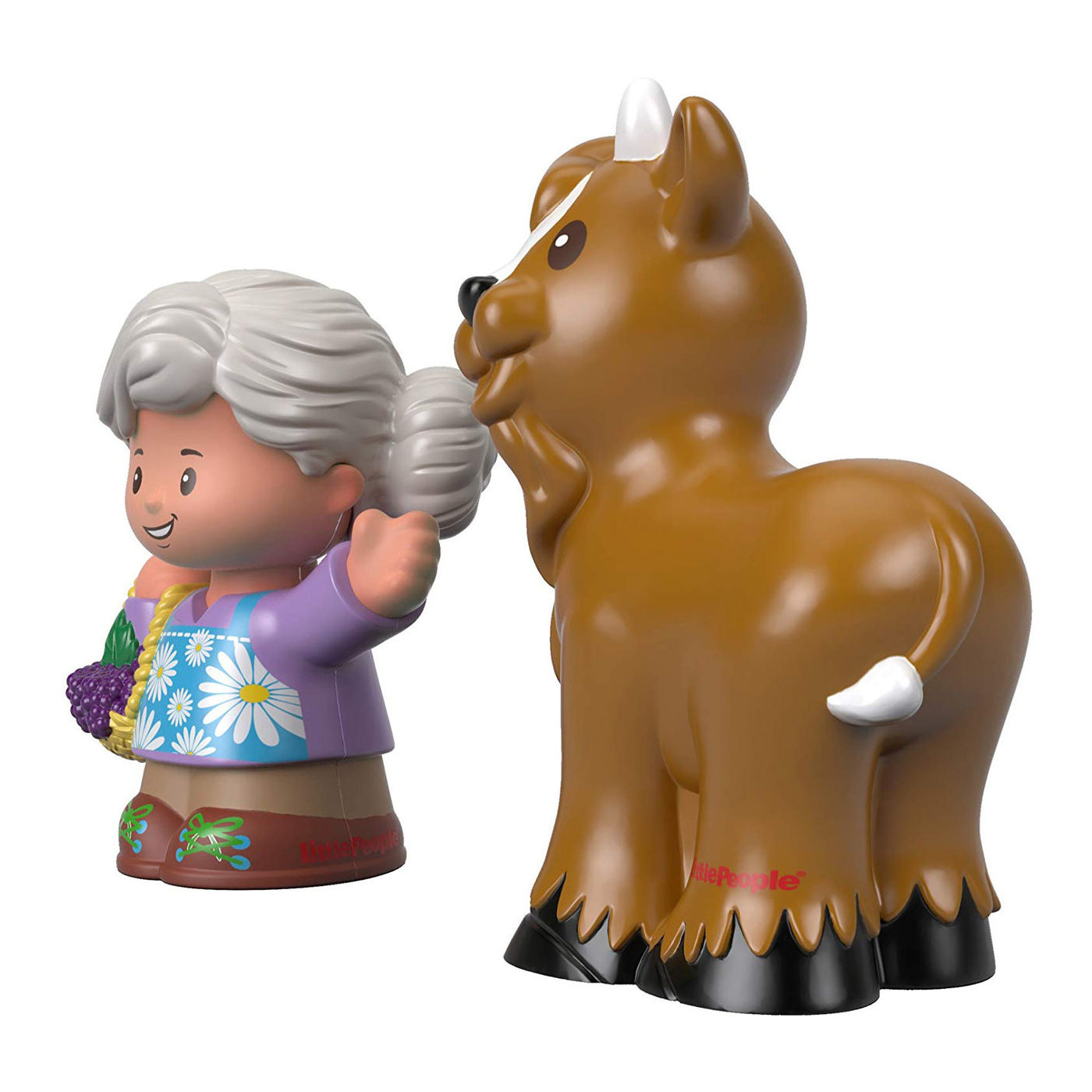 Little People Grandma Helen & Goat 2 Pack