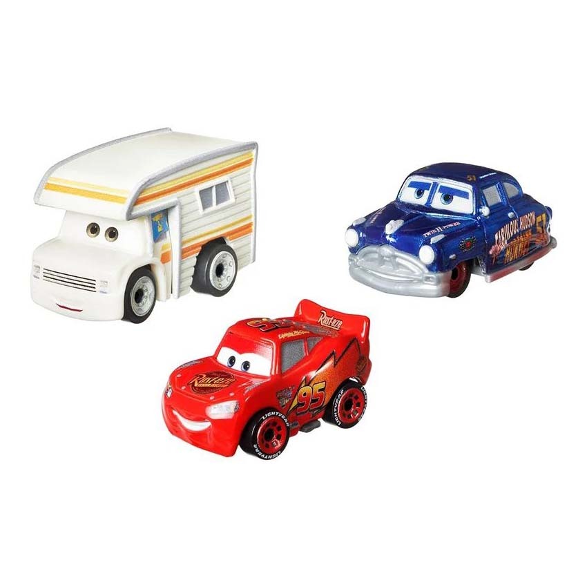 Cars Mini Racers Piston Cup 3 pack - Disney Pixar Cars