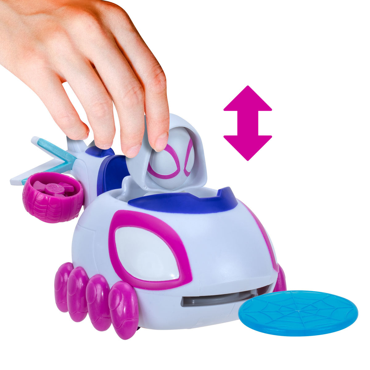 Spidey and his Amazing Friends Ghost Spider Disc Dashers - Marvel