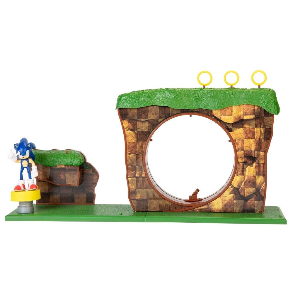 Sonic The Hedgehog Green Hill Zone Playset - Sonic the Hedgehog