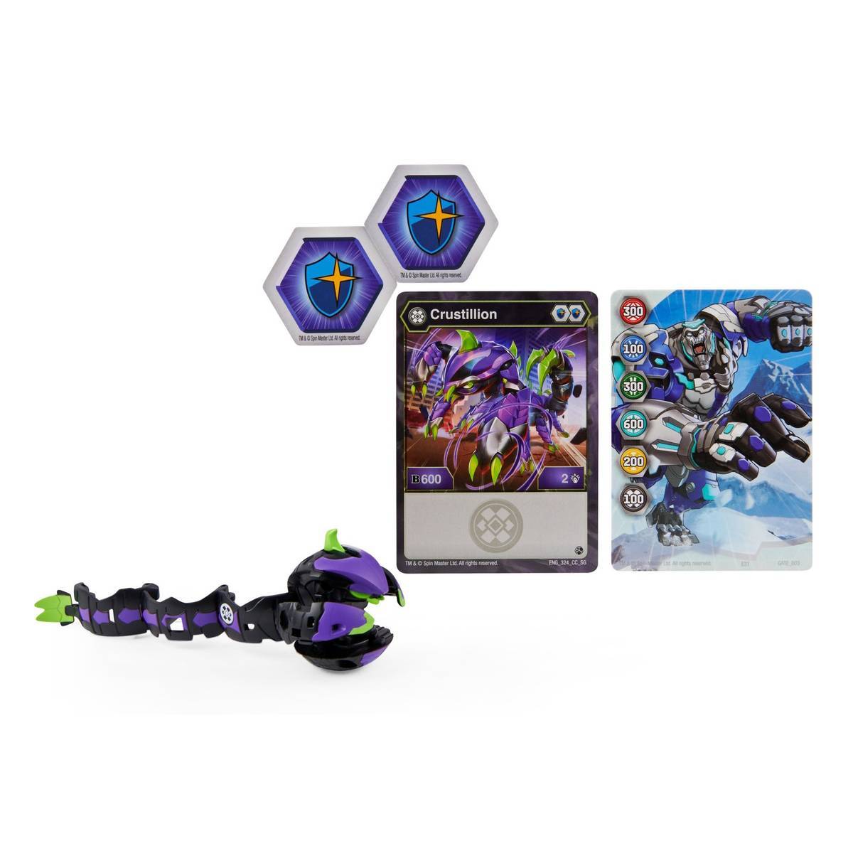 Bakugan Geogan Rising Crustillion Core Ball Single Pack