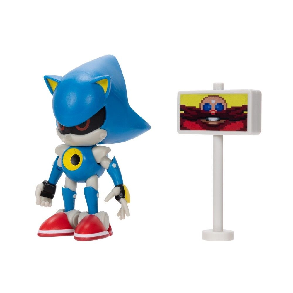 Sonic The Hedgehog 4" Figures - Classic Metal Sonic with Goal Post ...