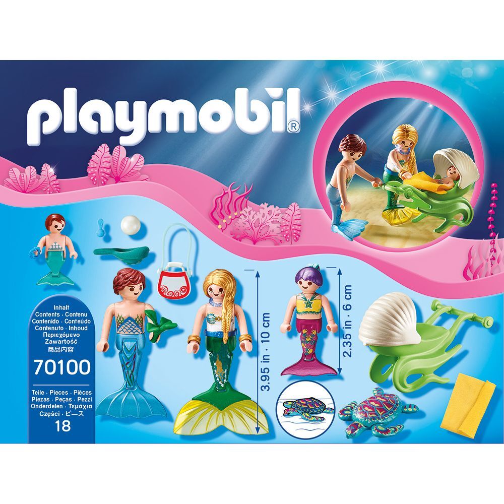 Playmobil Magic Family with Shell Stroller