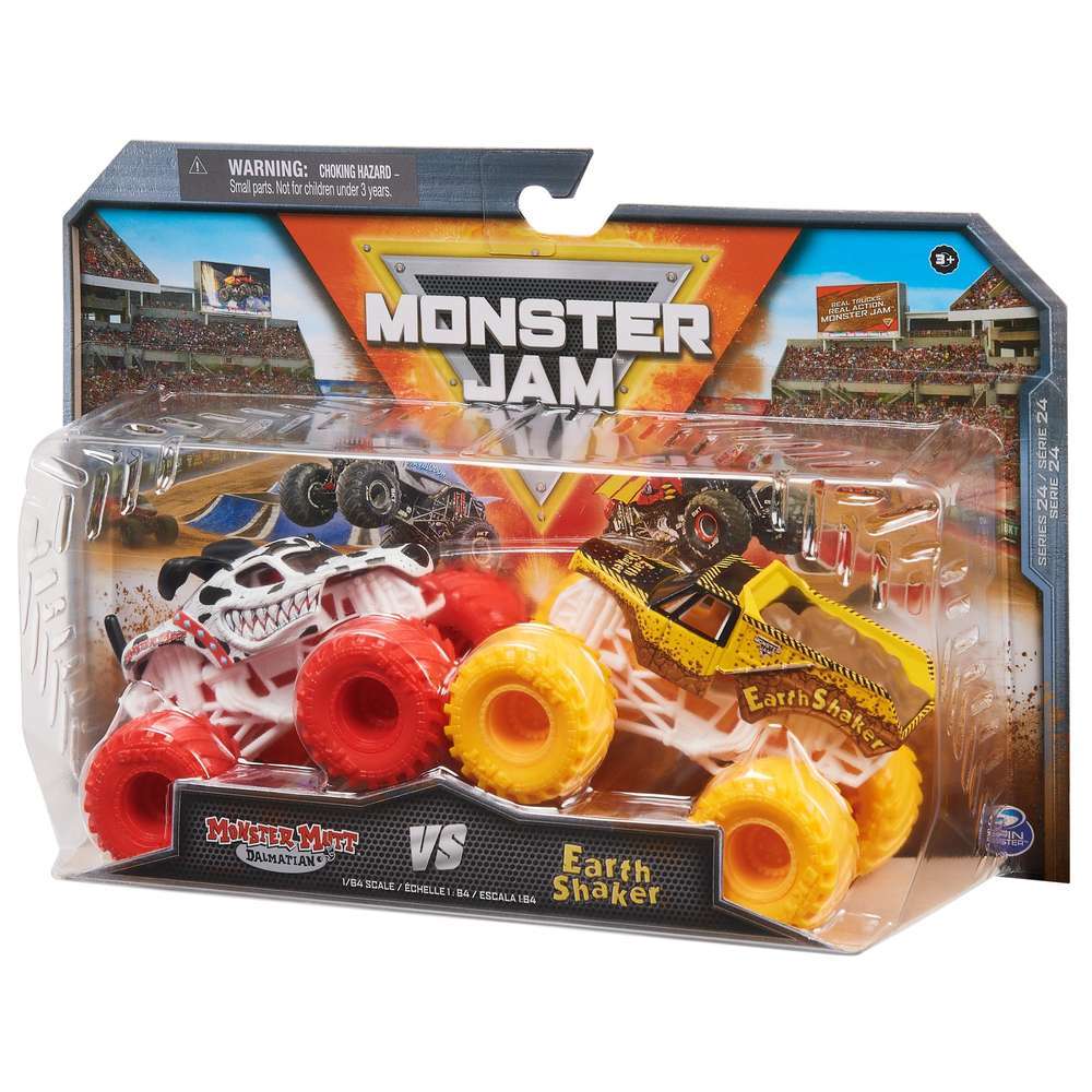 Monster Jam Monster Mutt vs Earth Shaker 2 Pack 1:64 #24