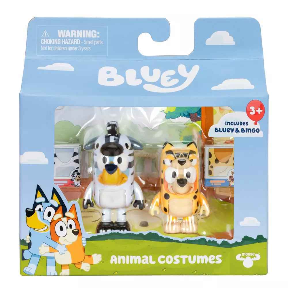 Bluey Figures Animal Costumes Collectible Figure AU