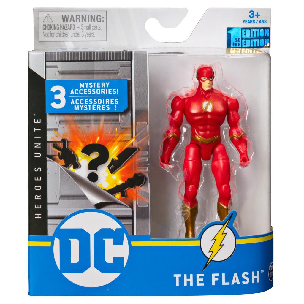 The Flash Metallic Suit Figure 10cm + Mystery Accessories - DC Comics