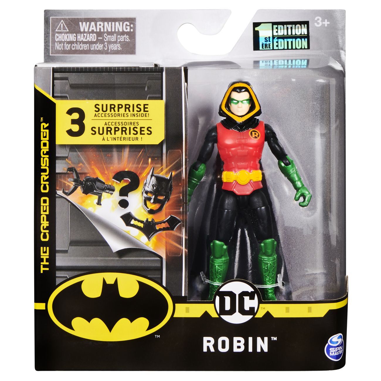 DC Comics Robin Figure 10cm Hooded Mystery Accessories Ver 2 - Batman
