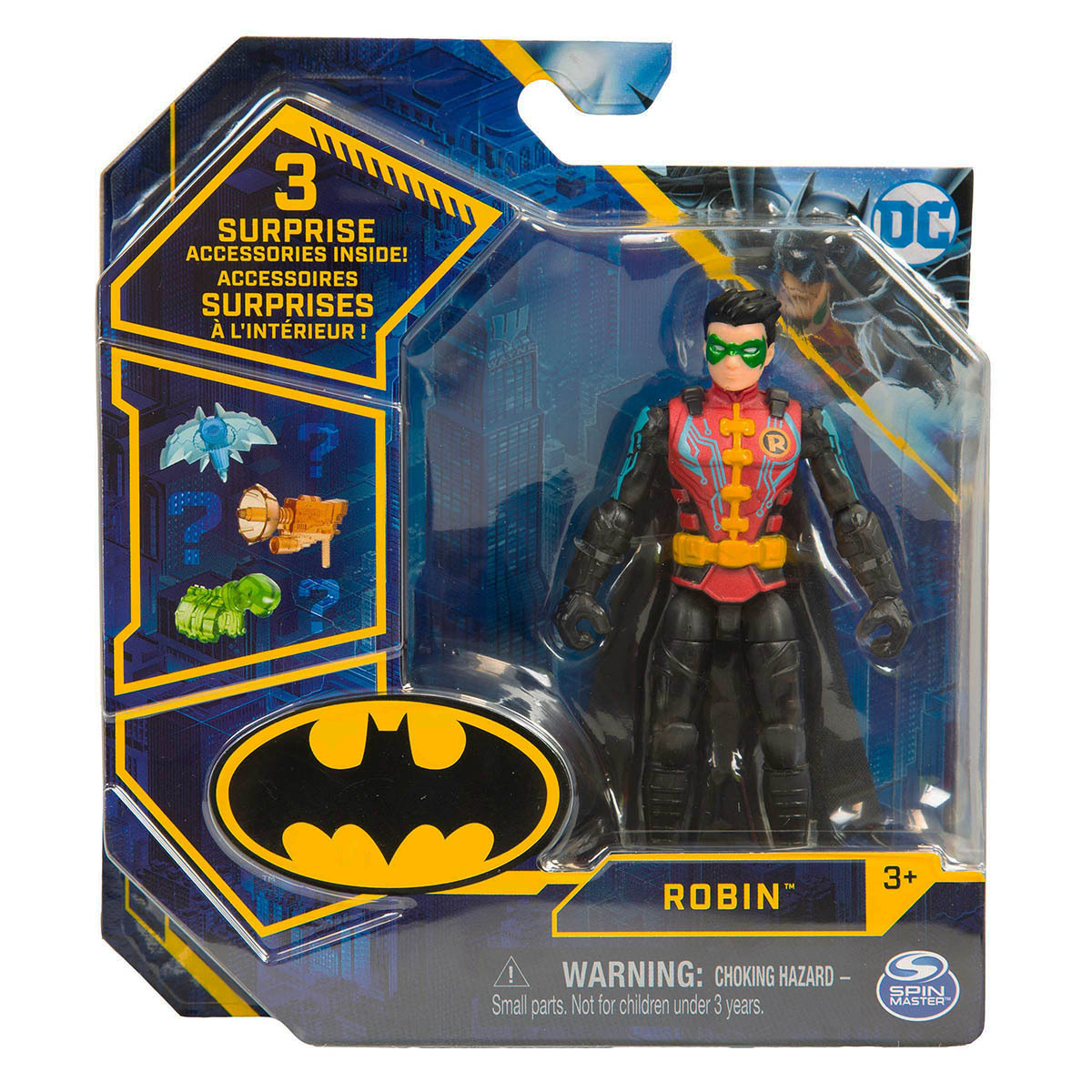 DC Robin Figure 10cm & 3 Surprise Accessories - Batman