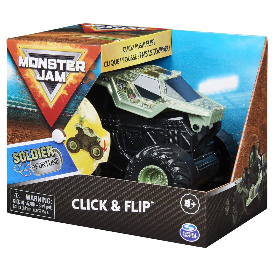 Monster Jam 1:43 Click & Flip Soldier Fortune