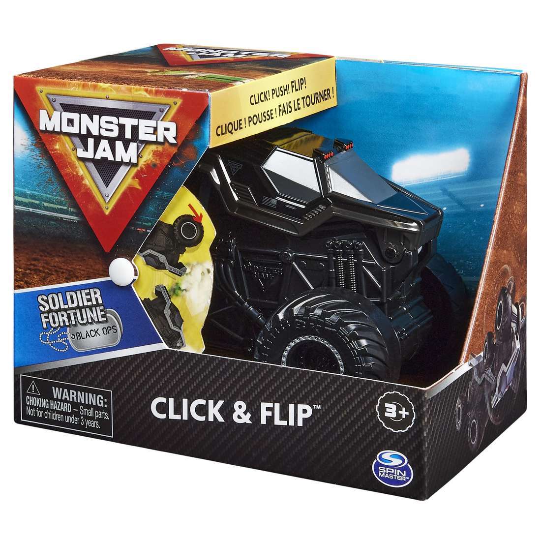 Monster Jam 1:43 Click & Flip Soldier Fortune