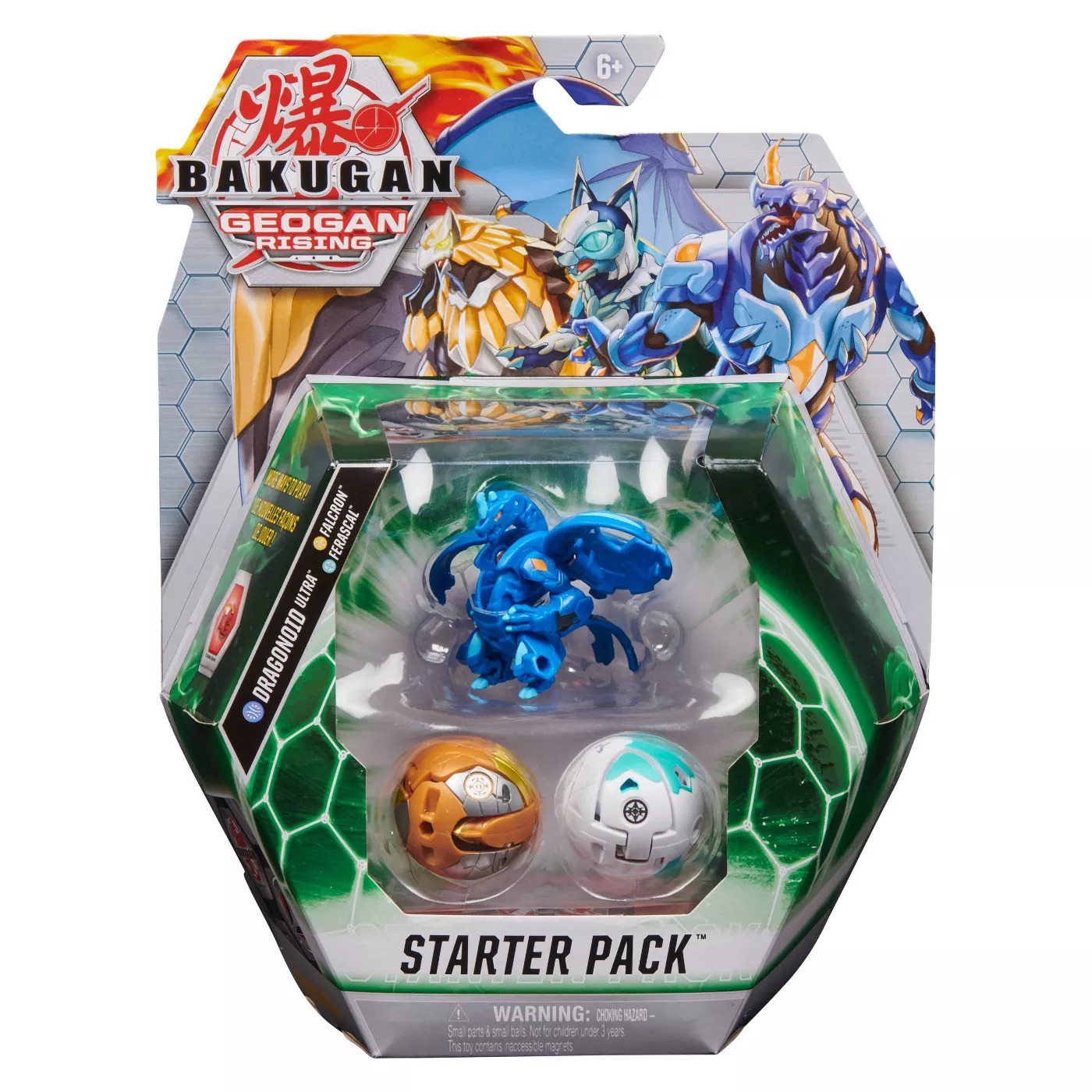 Bakugan Starter Pack Draganoid Ultra Falcron Ferascal