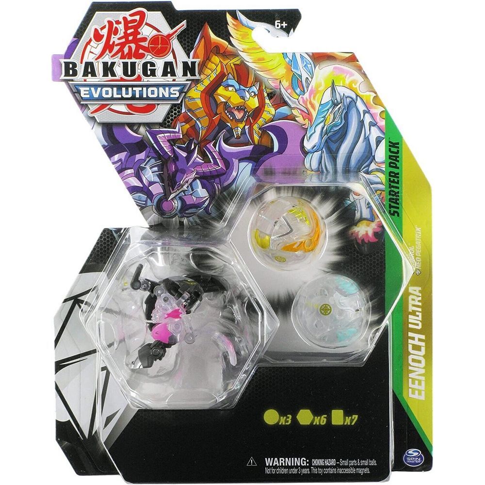 Bakugan Evolutions Starter Pack Eenoch Ultra Pharol Neo Pegatrix