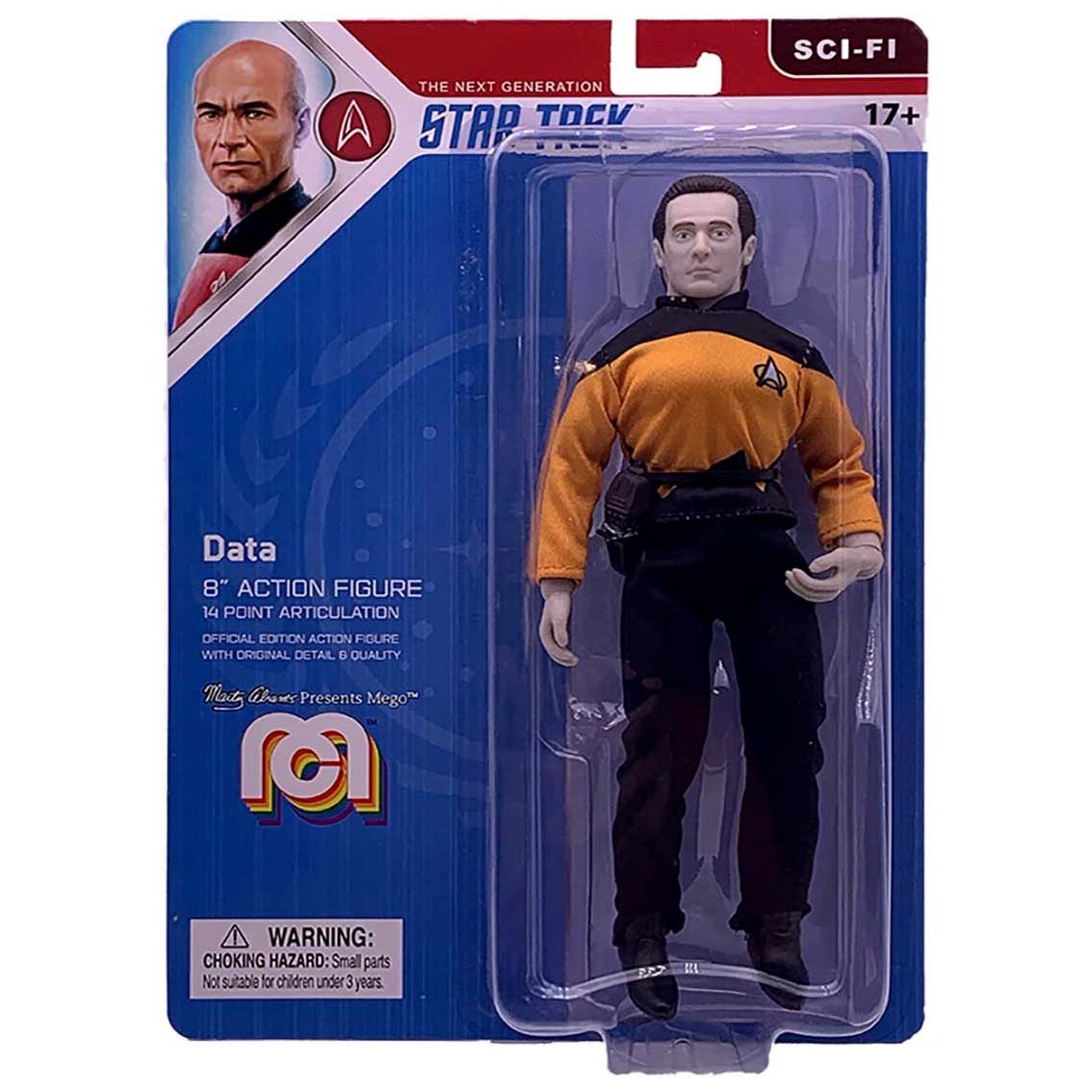 Mego Sci-Fi Star Trek Data Action Figure
