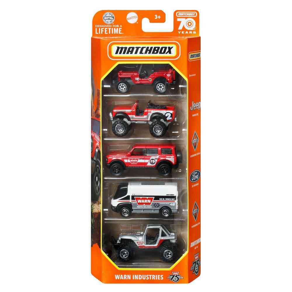 Matchbox Cars 5 Pack Warn Industries Collectible Vehicle AU