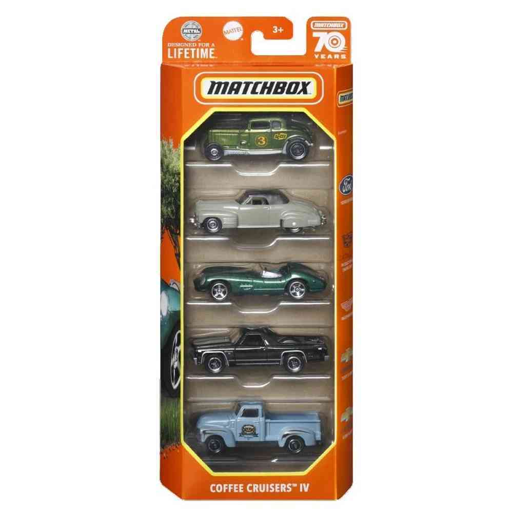 Matchbox Cars 5 Pack Coffee Cruisers IV