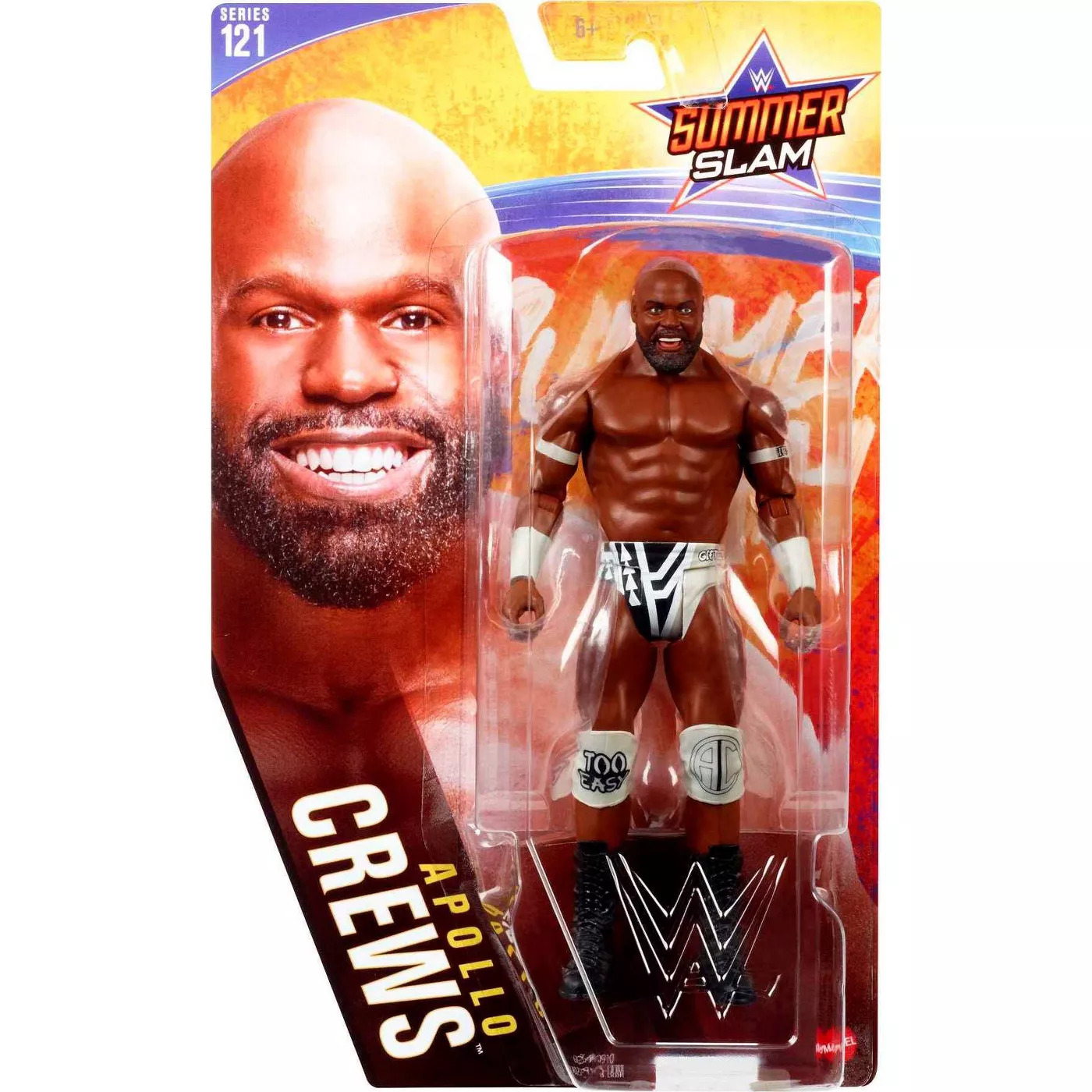 WWE Summer Slam Apollo Crews Series 121 Action Figure