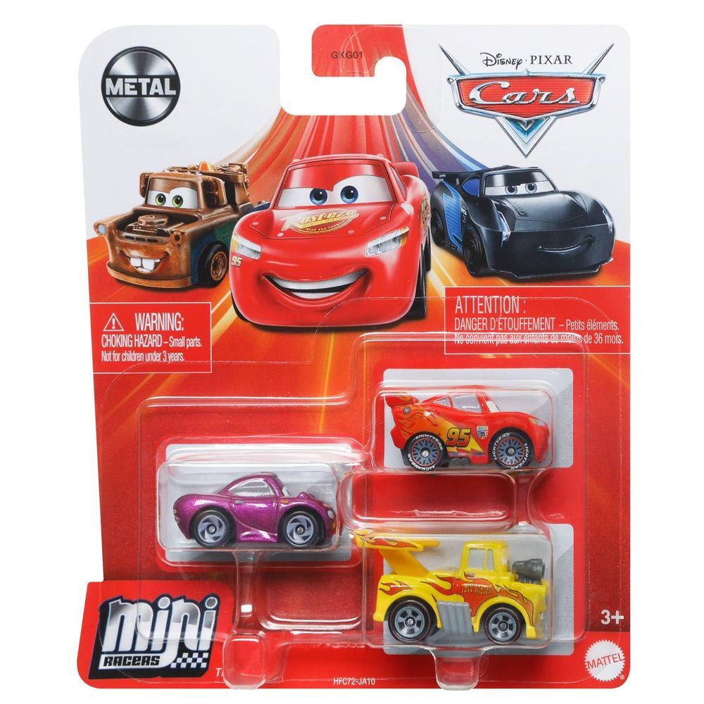 Cars Mini Racers Undercover 3 Pack - Disney Pixar Cars