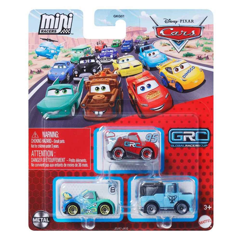 Disney Pixar Cars 3 Pack GRC Racers 4 Mini Racers