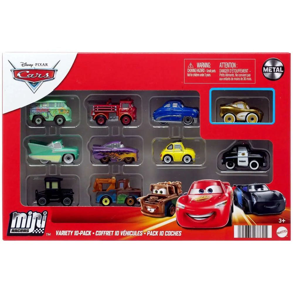 Disney Pixar Cars Mini Racers Variety 10 Pack Disney Pixar Cars Mini Racers Variety 10 Pack