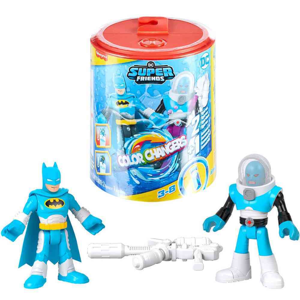 DC Super Friends Color Changers Batman + Mr Freeze - Imaginext DC Super Friends Color Changers Batman + Mr Freeze - Imaginext