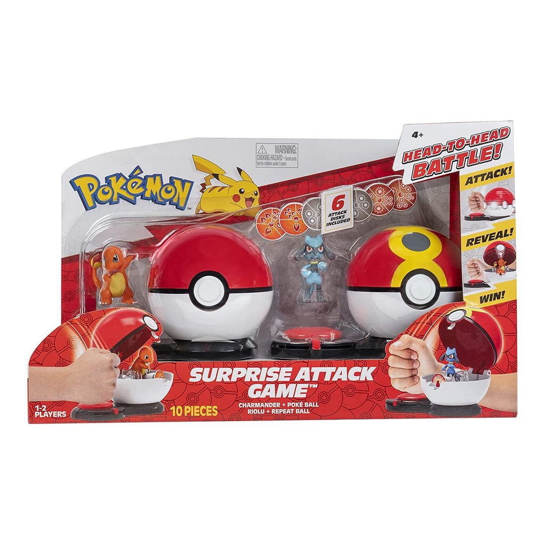 Pokemon Surprise Attack Game Charmander & Riolu Game Gift AU