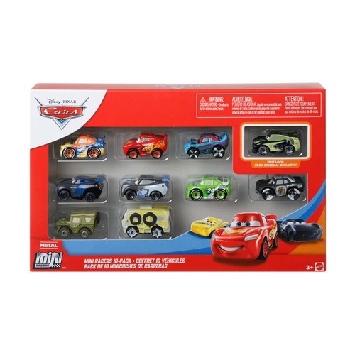 Disney Pixar Cars Mini Racers Variety 10 Pack